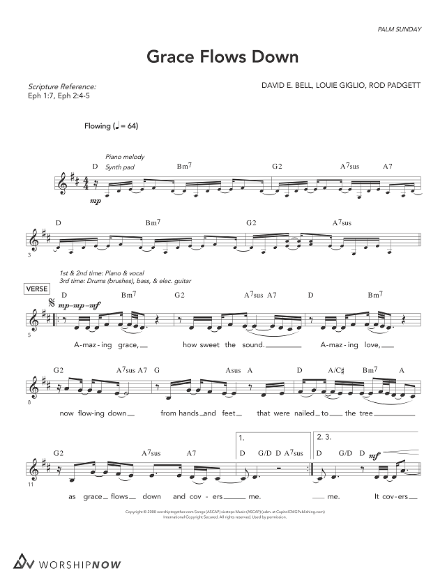 Grace Flows Down – WORSHIPNOW