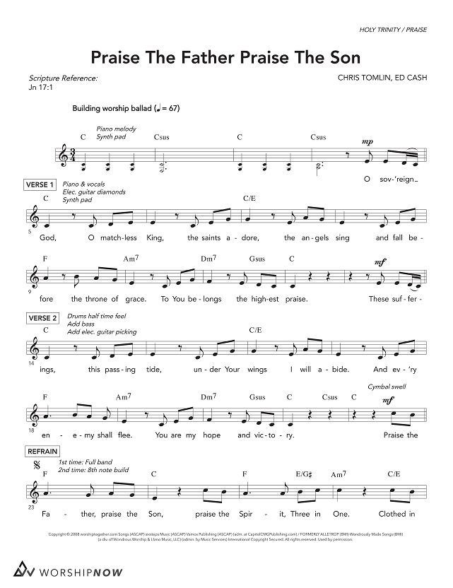 Praise The Father Praise The Son – WORSHIPNOW